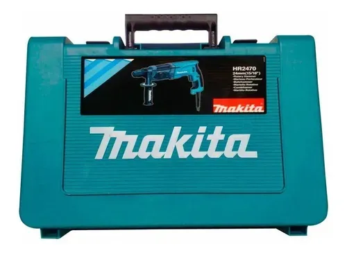 Rotomartillo Makita HR2470 azul con 780W de potencia 220V